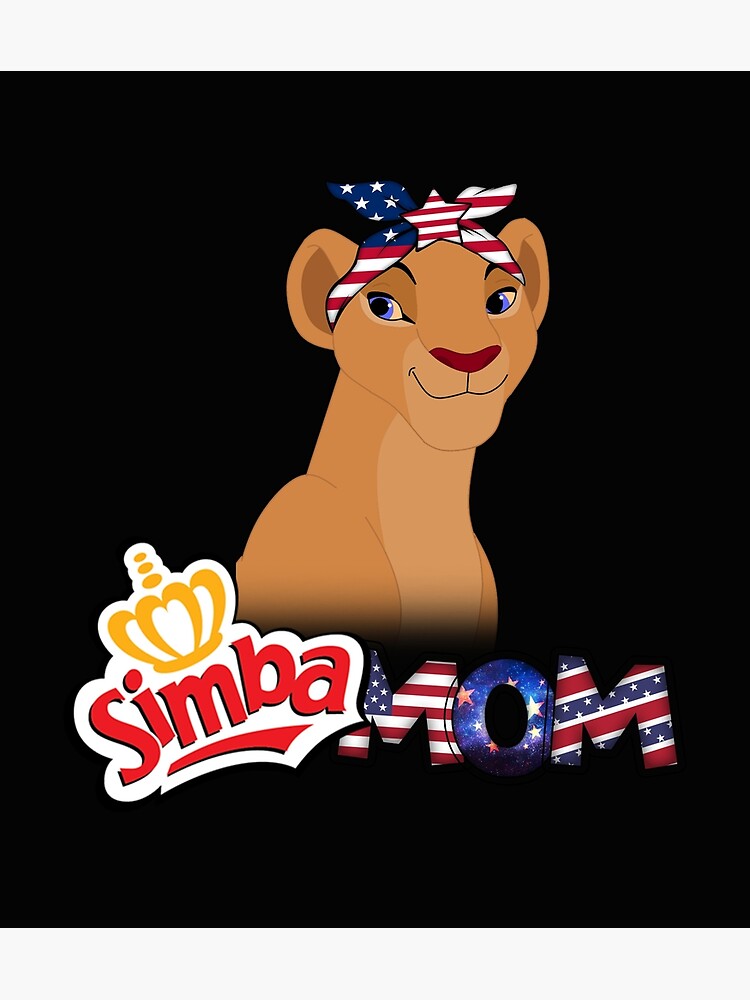 "Mother's day Ribbon simba Mom, simba mother's day american, Hanmade ...