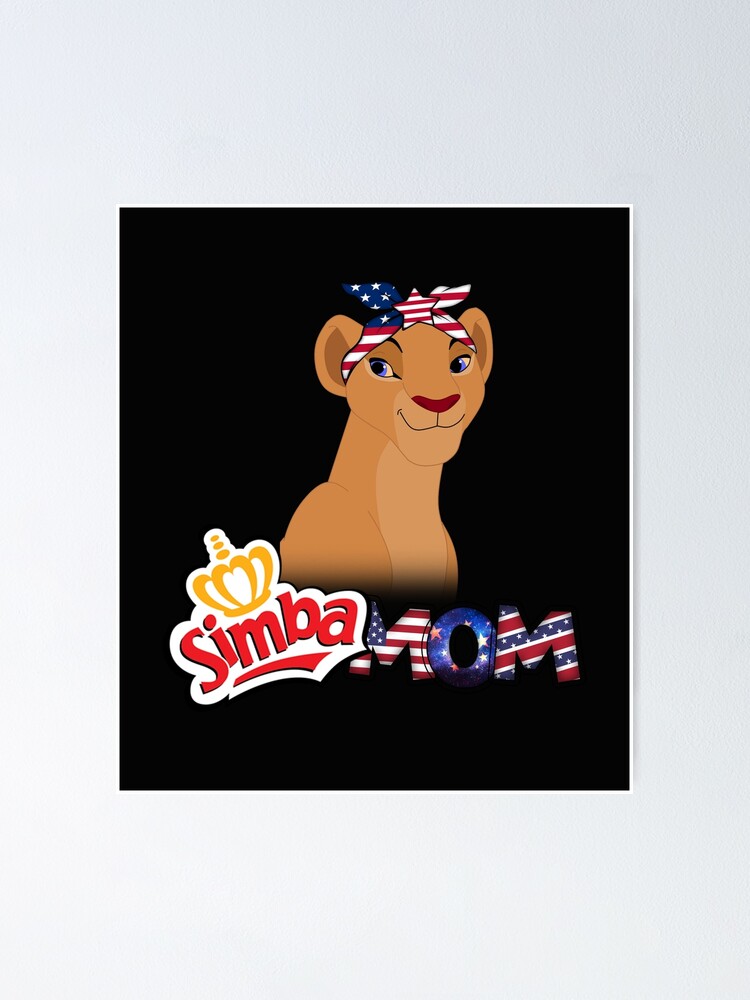 "Mother's day Ribbon simba Mom, simba mother's day american, Hanmade ...