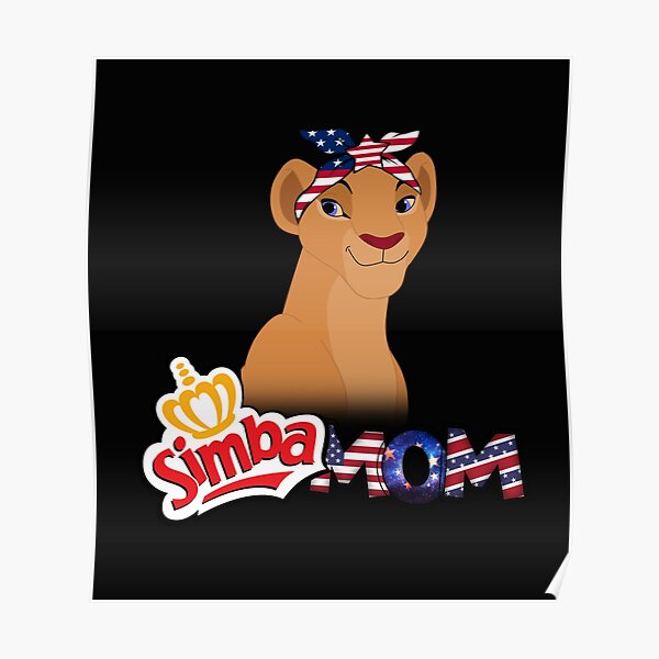 "Mother's day Ribbon simba Mom, simba mother's day american, Hanmade ...