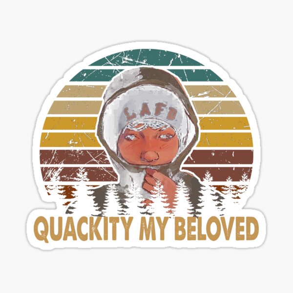 "Vintage Design Quackity My Beloved" Sticker by NicoleMarcella7 | Redbubble