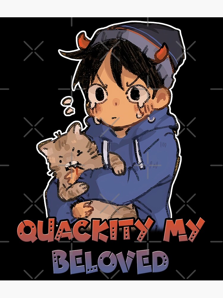 Póster «Quackity My Beloved Cute Cartoon Arts» de NicoleMarcella7 ...