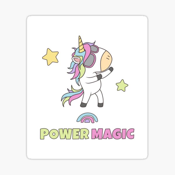 "POWER MAGIC" Sticker by AladdinMktgs | Redbubble