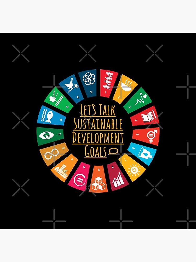 Let's Talk SDGs | UN Global Goals Logo | United Nations Sustainable Development Goals 2030 Pin ...