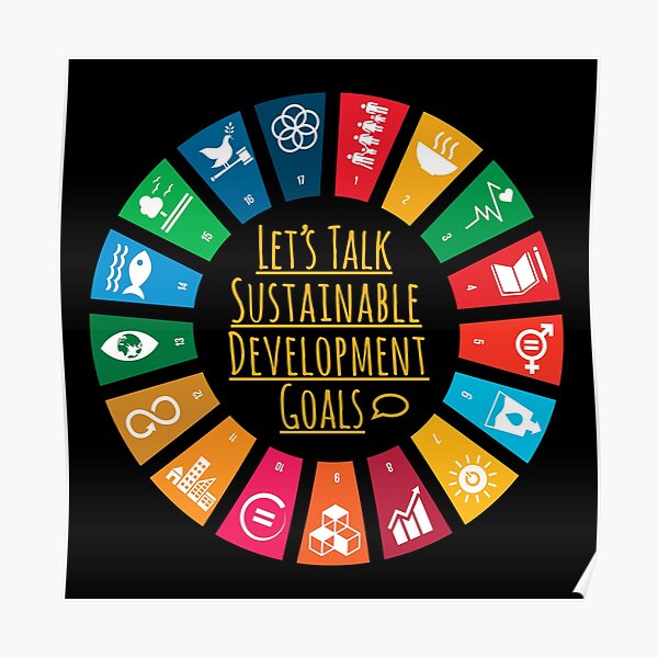 "Let's Talk SDGs | UN Global Goals Logo | United Nations Sustainable ...