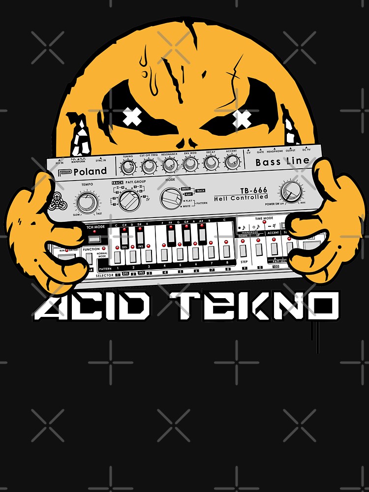 "acid tekno" Lightweight Hoodie for Sale by opticdrift | Redbubble