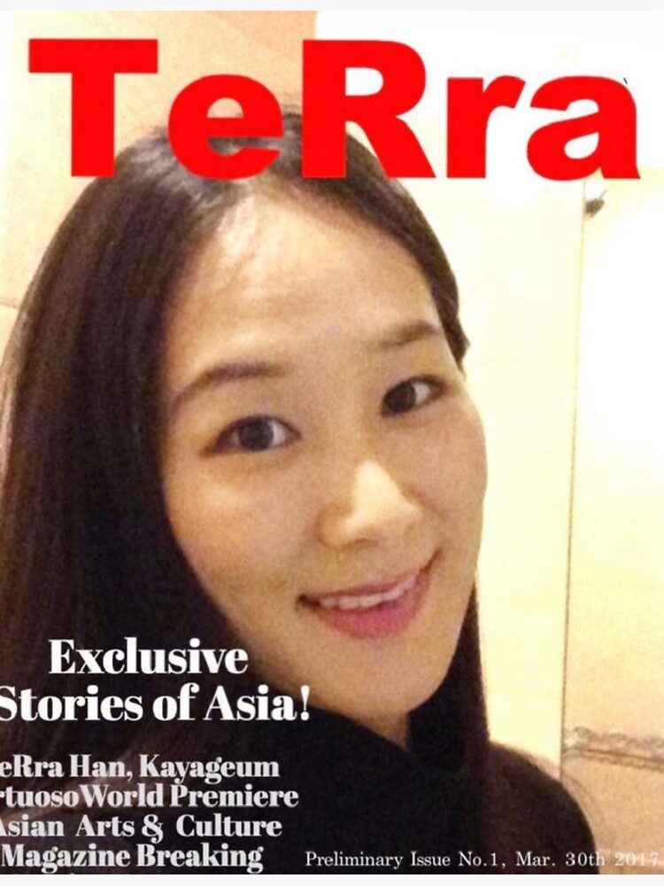 "TeRra Magazine Cover of Terra Han" Poster for Sale by TeRraMagazine ...