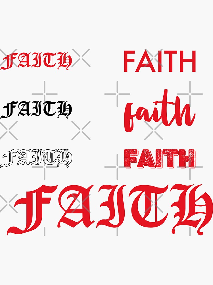 "Faith Is A Gift From God" Sticker for Sale by henrymencia | Redbubble