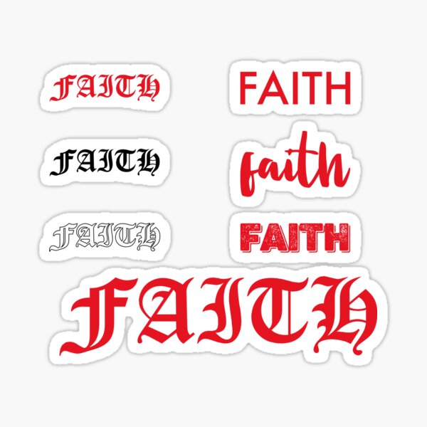 "Faith Is A Gift From God" Sticker for Sale by henrymencia | Redbubble