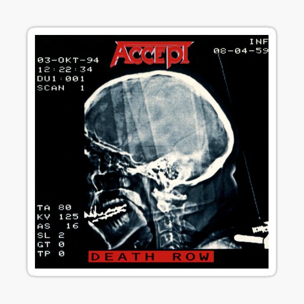 "Death row" Sticker for Sale by SinglerMa | Redbubble