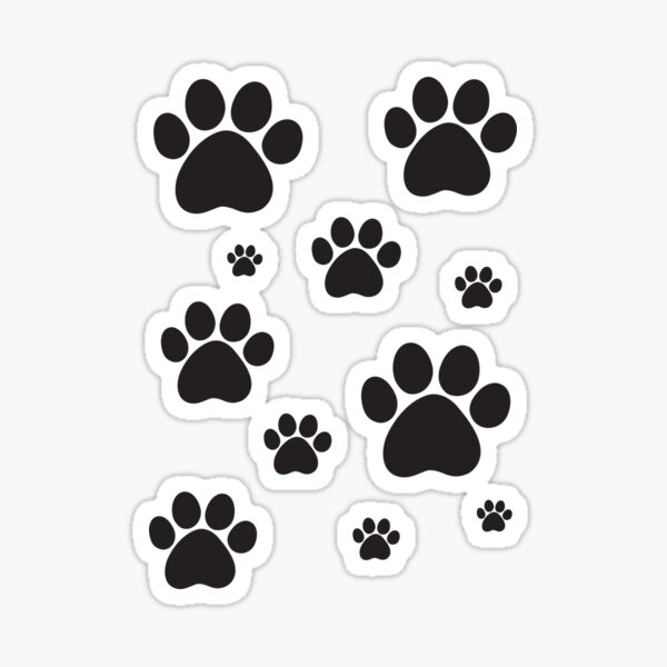 Paw Marks Sticker For Sale By Nikkiartwork Redbubble paw-marks-sticker-for-sale-by-nikkiartwork-redbubble
