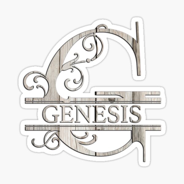 "Genesis Name - Wood Style Monogram Letter G The Genesis Name Gift For ...