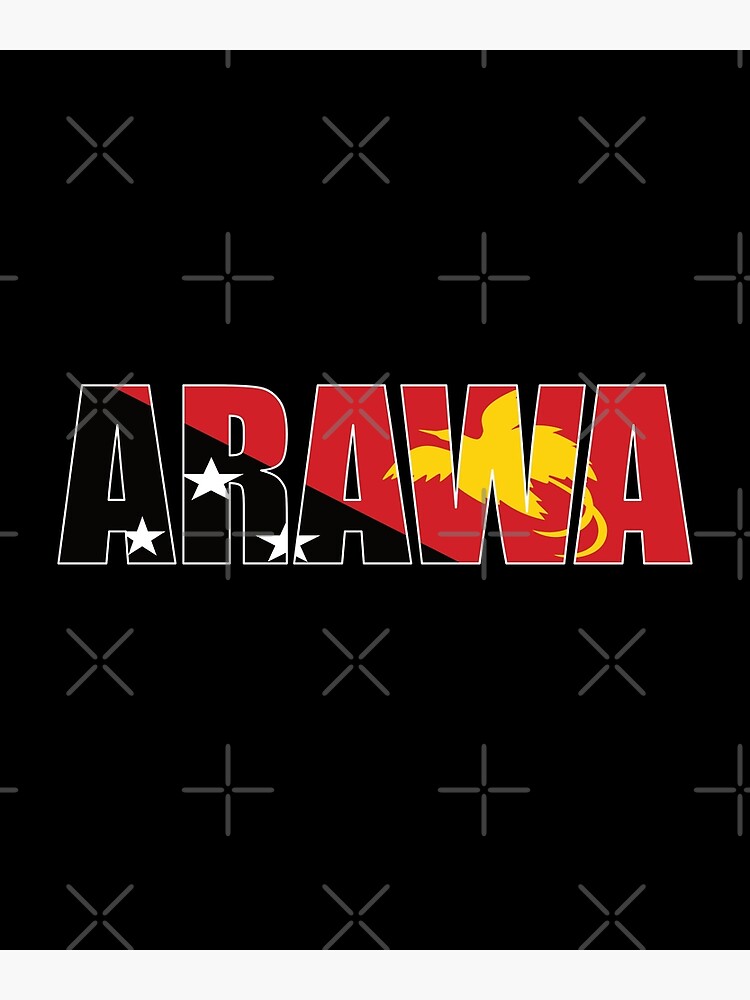 Póster «Arawa con la bandera de Papua Nueva Guinea» de PNG-pikinini ...