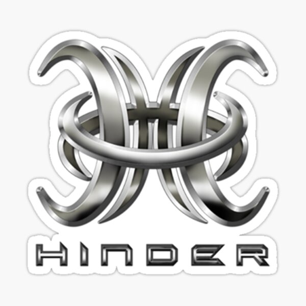 "Hinder" Sticker for Sale by TimmonsLu | Redbubble