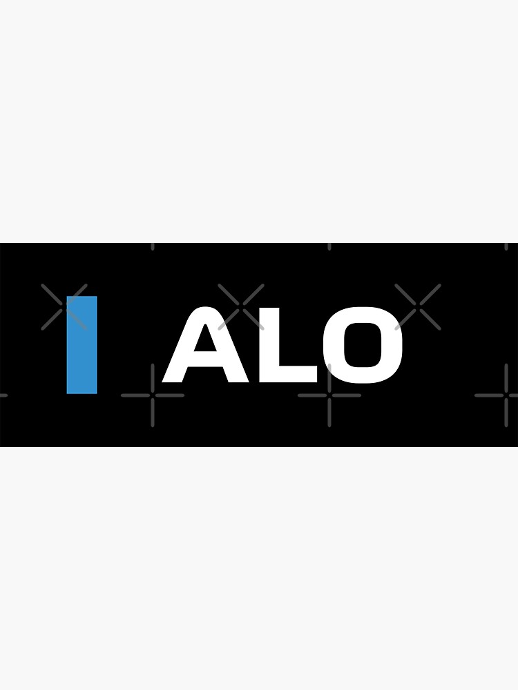 "ALO. 2022 Season" Sticker for Sale by FilipeFerreira | Redbubble