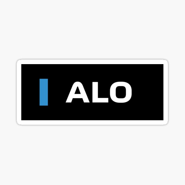 "ALO. 2022 Season" Sticker for Sale by FilipeFerreira | Redbubble