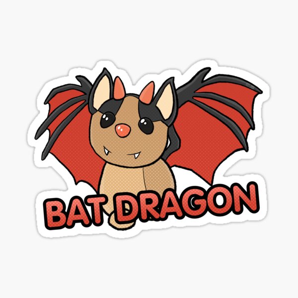 Adopt Me Dragon Bat Stickers | Redbubble