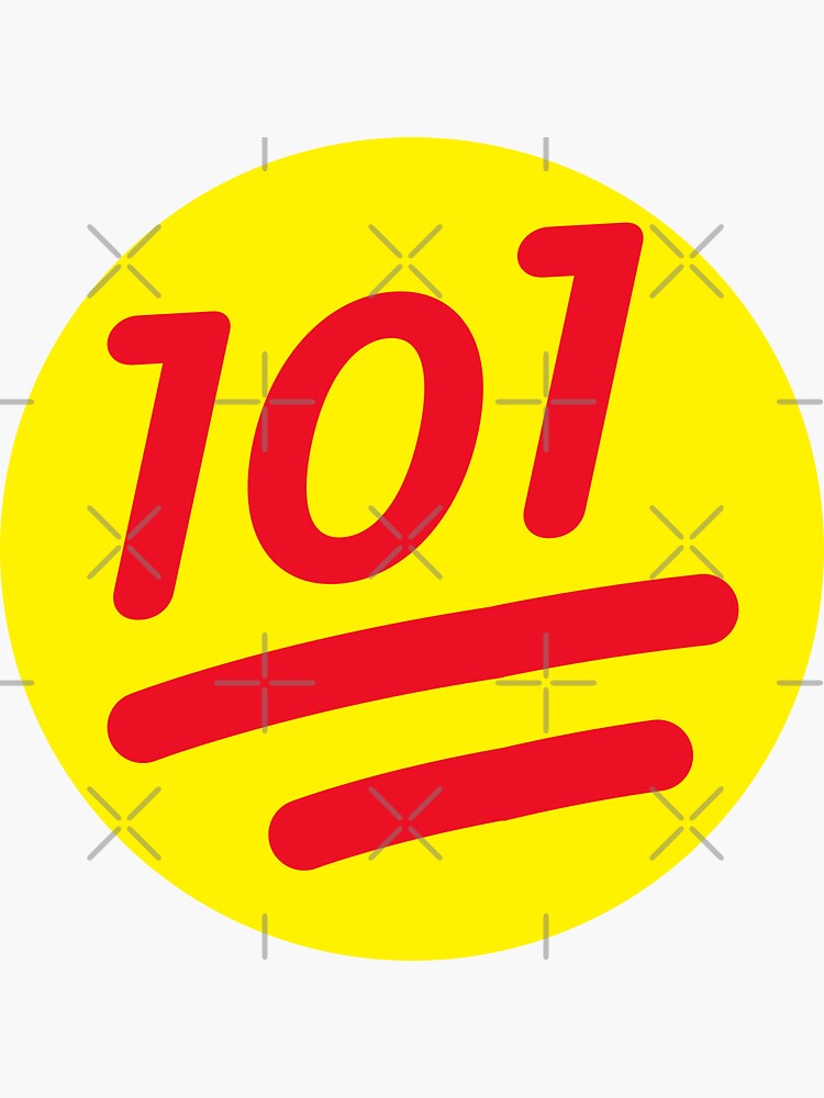 "100 Emoji" Sticker for Sale by Schka | Redbubble