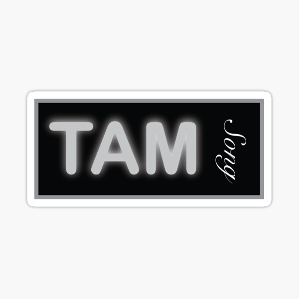 "Tam Song " Sticker for Sale by maceyxkeefe | Redbubble