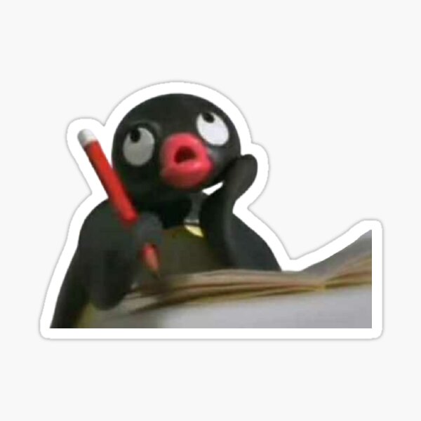 "pingu" Sticker for Sale by snazzymina | Redbubble