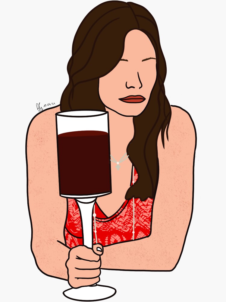 "Cougar Town Jules Cobb" Sticker for Sale by kathix | Redbubble