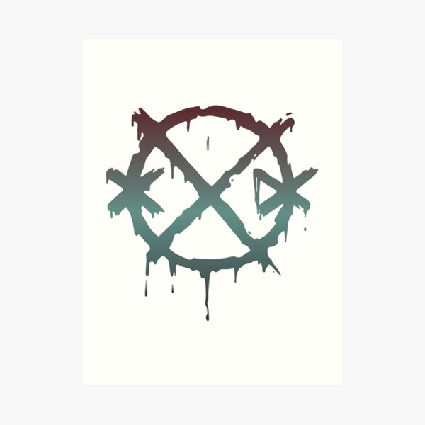 "Crashdïet Sleaze Rock Band Logo" Art Print for Sale by EnA-Rock ...