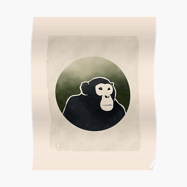 "Chimp" Poster for Sale by Jack-Lawson | Redbubble
