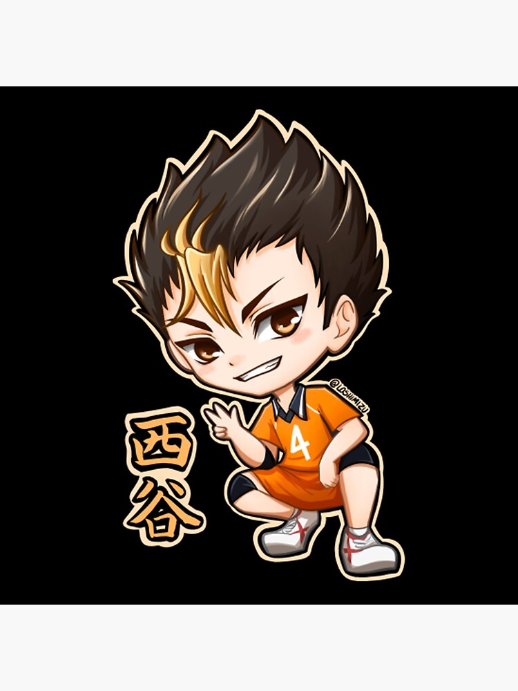 "Cute Chibi Noya Nishinoya Yuu Haikyuu" Art Print for Sale by ...
