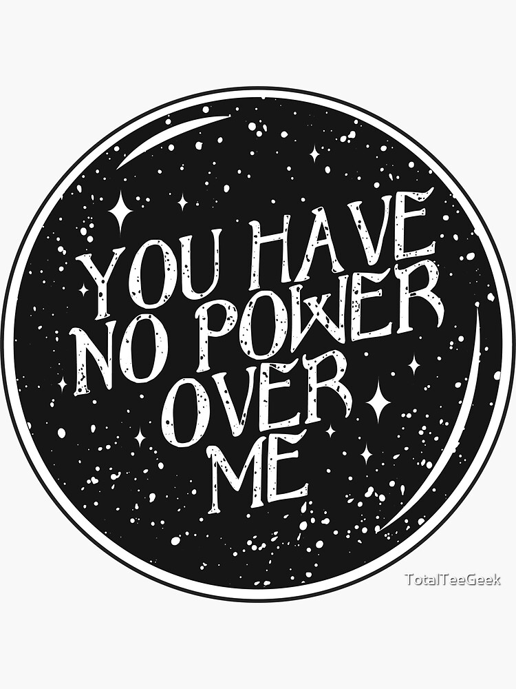 "You Have No Power Over Me Crystal Ball & Labyrinth" Sticker for Sale ...