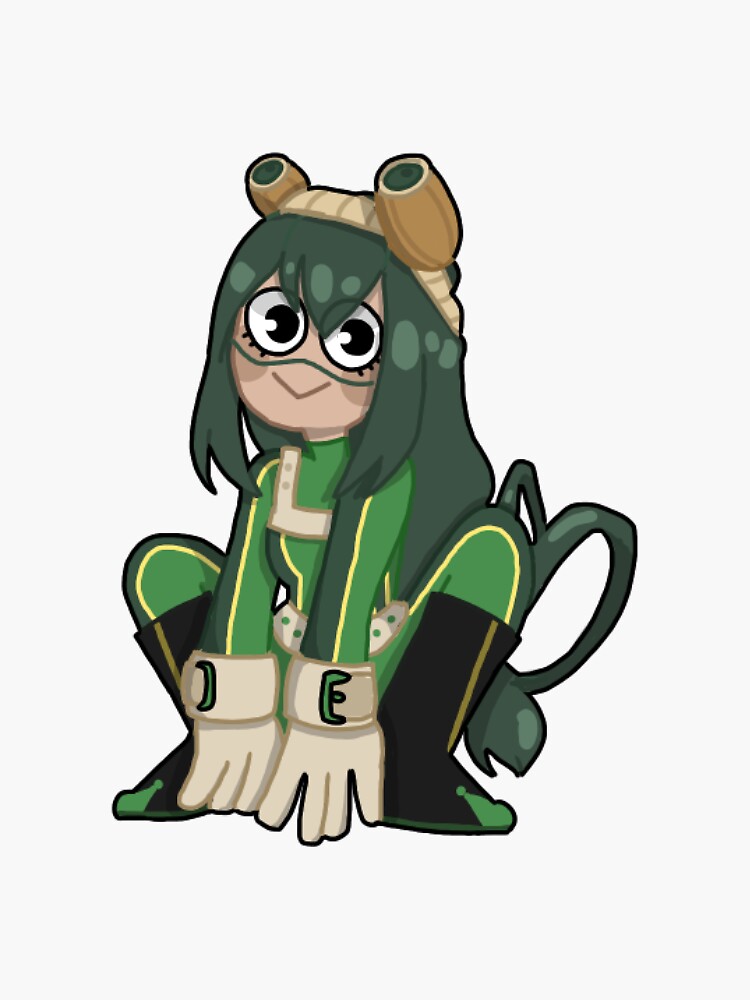 "Froppy Hero Costume" Sticker for Sale by ChloeArttt | Redbubble