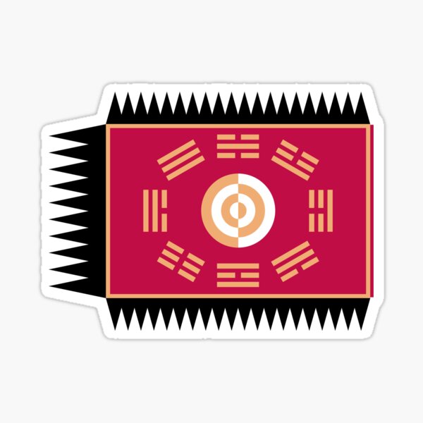 "Flag of the king of Joseon" Sticker for Sale by DurarStore | Redbubble
