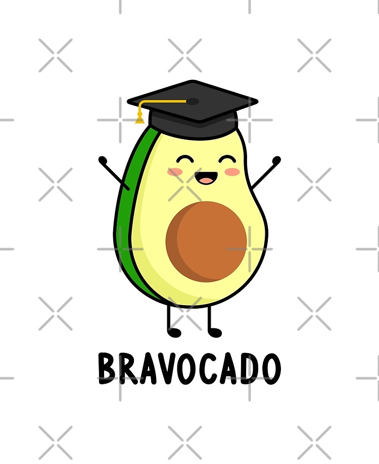 "Bravocado. Cute Avocado Celebrates Graduation" iPad Case & Skin for ...