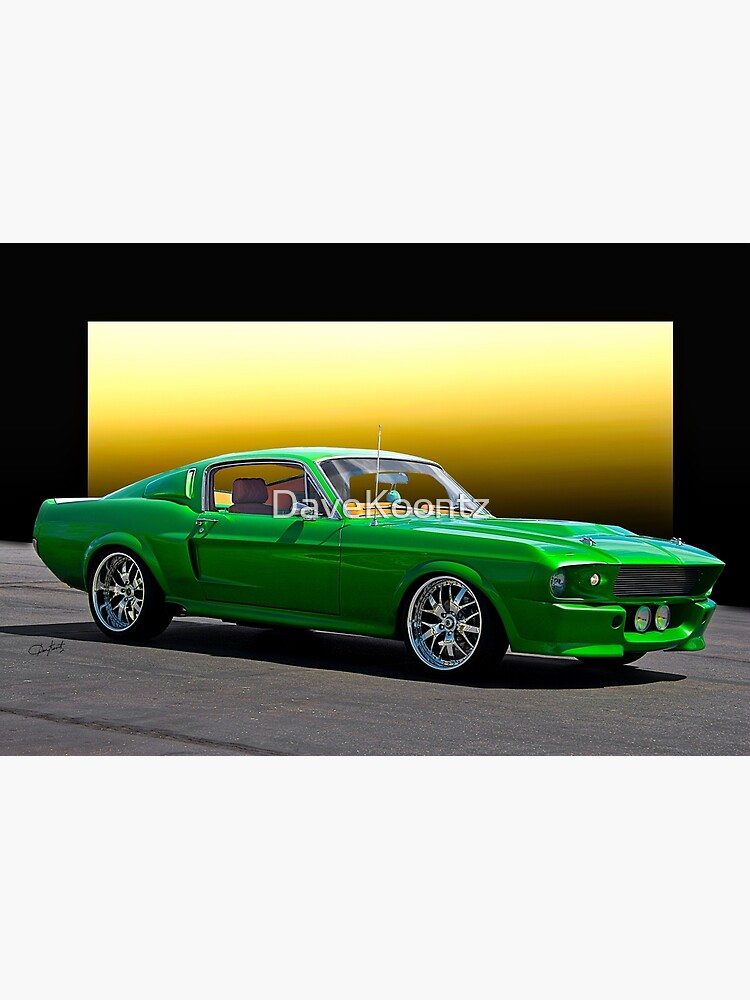 Póster «1968 Ford Mustang Fastback II 'Máquina muscular'» de DaveKoontz ...