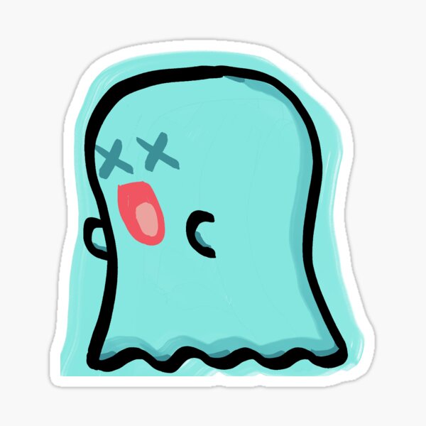 "Ghost Logo" Sticker for Sale by PnodTv | Redbubble