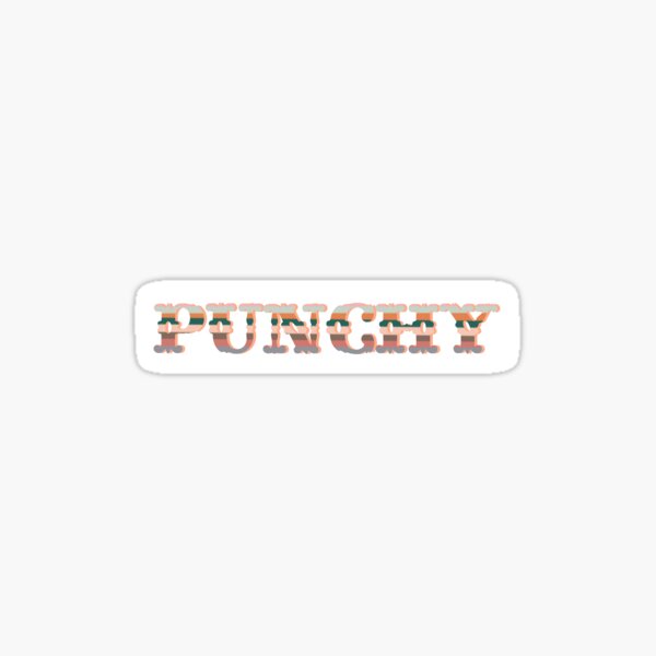 "Western punchy sticker" Sticker for Sale by punchypineapple | Redbubble