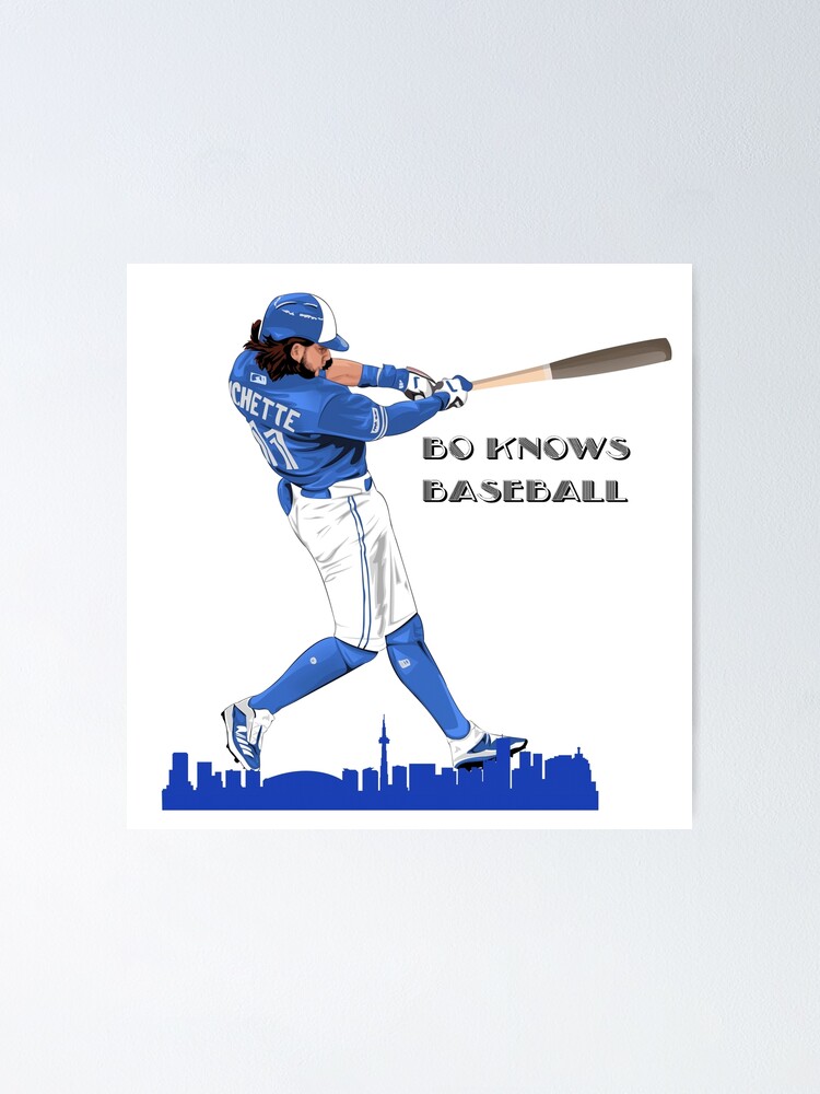 "Bo Bichette knows baseball" Poster by JonThill | Redbubble