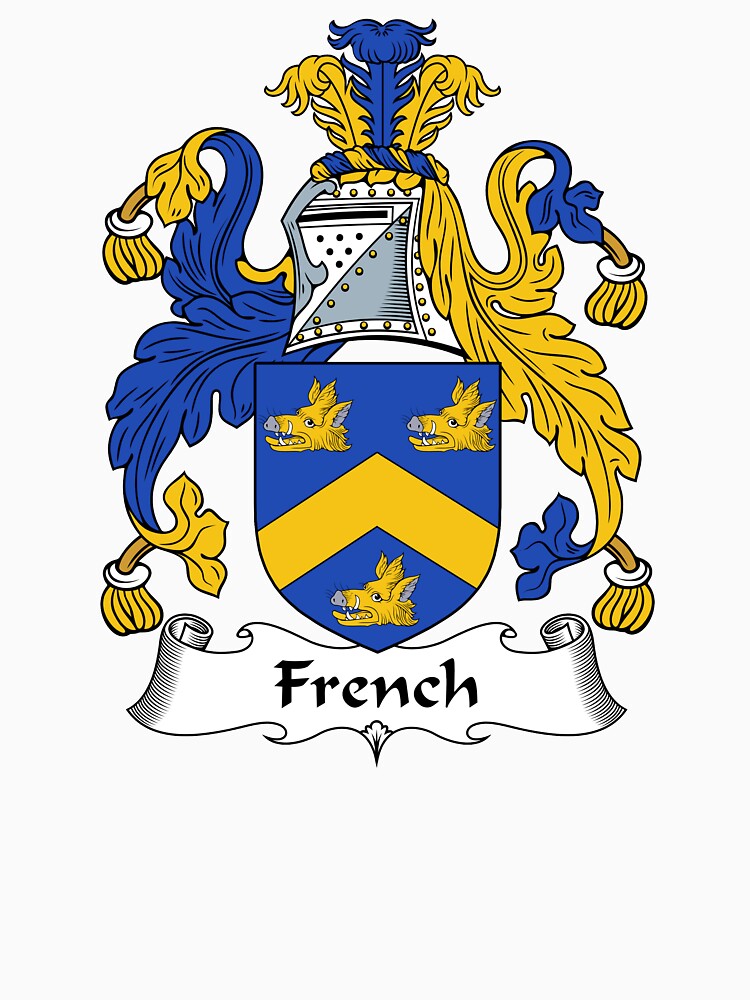"French Coat of Arms / French Family Crest" Pullover Hoodie for Sale by ...