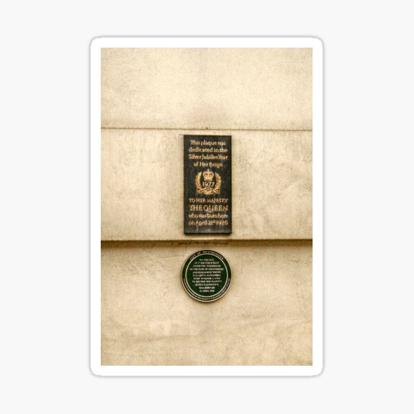 "The Queen's Birthplace" Sticker for Sale by SarahEL17 | Redbubble