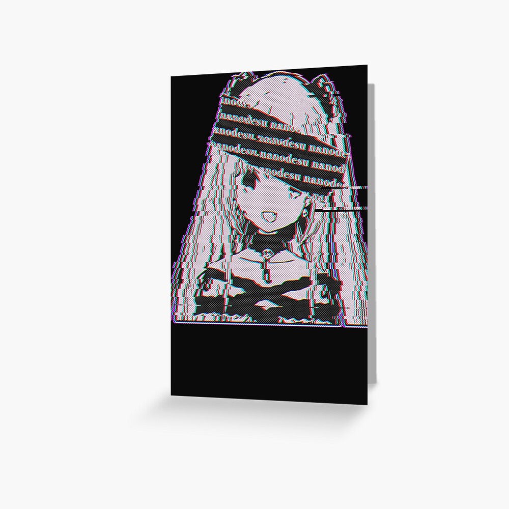 "Uruha Rushia Pink ver. Hololive " Greeting Card by NELSONGA522 | Redbubble