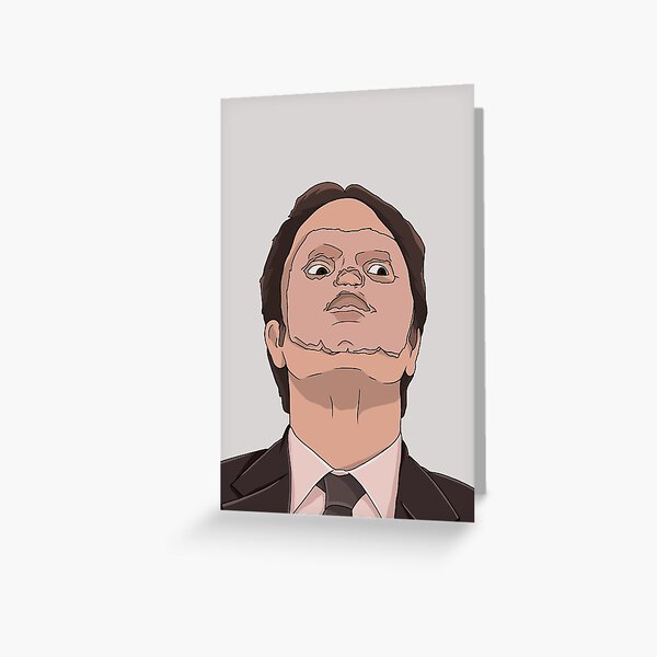 "Dwight Schrute Clarice The Office Cartoon Digital Art Without Quote ...