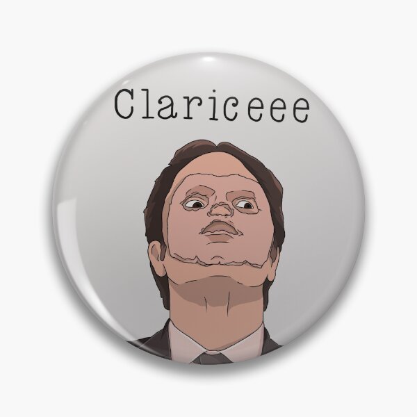 "Dwight Schrute Clarice The Office Cartoon Digital Art With Quote" Pin ...
