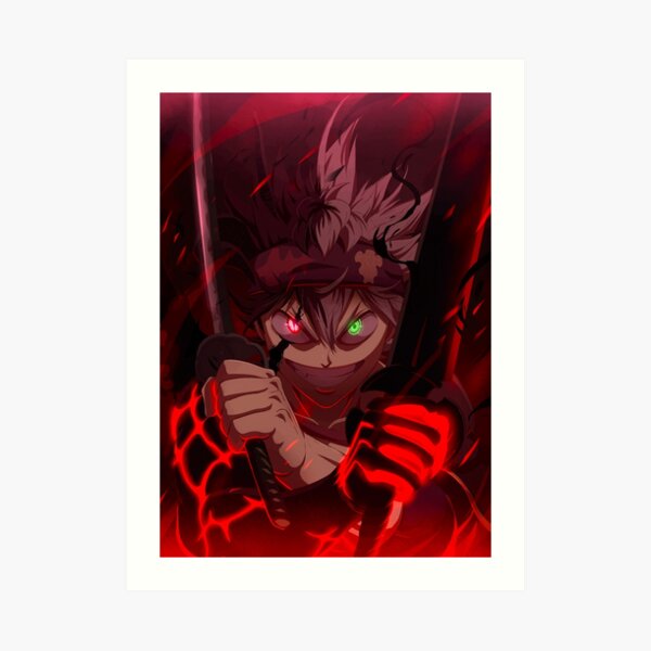 "Black Clover Asta Dual Sword" Art Print for Sale by terpres | Redbubble