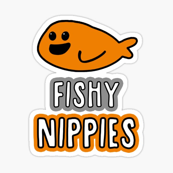 Fishy Nippies Stickers | Redbubble