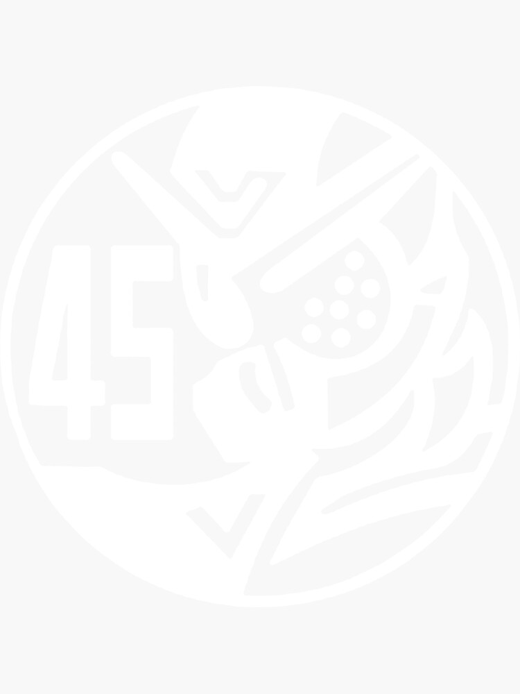 "WHITE LOGO ZENKAIGER" Sticker by everstaid | Redbubble