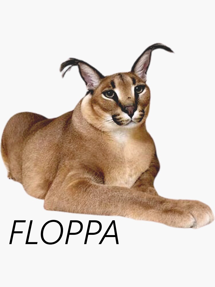 "Zabloing Floppa" Sticker by HandleyStore | Redbubble