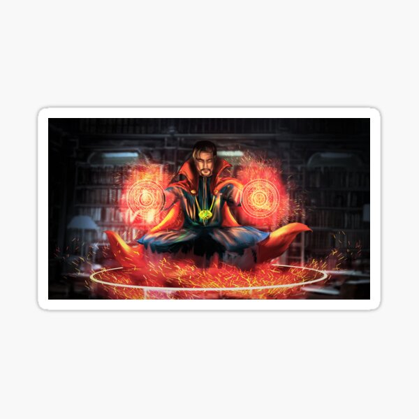 "Dr Strange" Sticker for Sale by frameostore | Redbubble