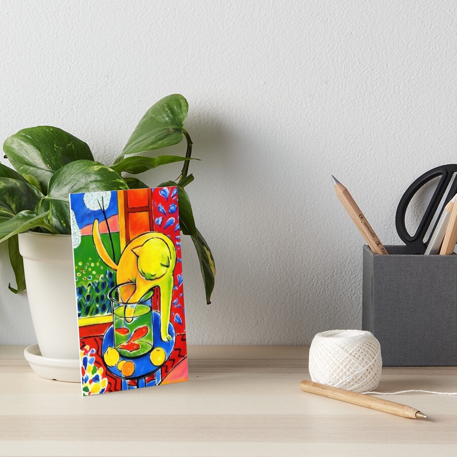 "Henri Matisse, Katze mit Goldfisch (Le Chat Aux Poissons Rouges) 1914 ...