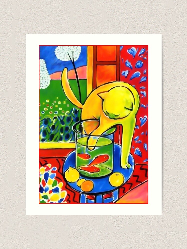 "Henri Matisse, Cat with goldfish (Le Chat Aux Poissons Rouges) 1914 ...
