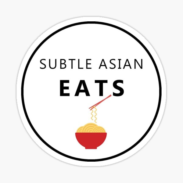 "SAE Circle Logo" Sticker by Subtleasianeats | Redbubble