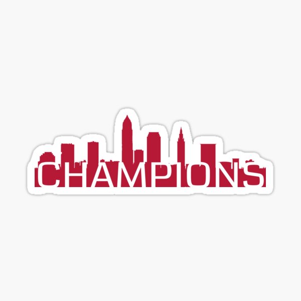 "CLE - City of Champions" Sticker for Sale by OhioApparel | Redbubble