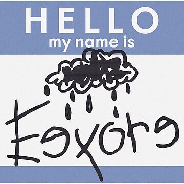 "HELLO my name is... Eeyore" Sticker for Sale by jesimink | Redbubble